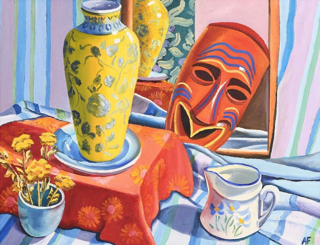 Alyn Fenn | Red Mask | MutualArt