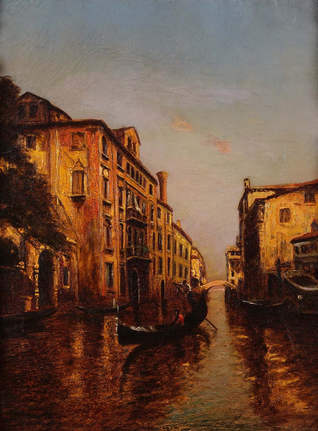 Albert Ferdinand‏ Duprat | Canal à Venise | MutualArt