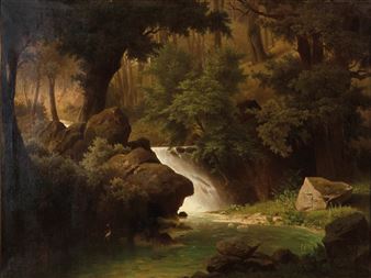 Adolf Chwala | LANDSCAPE WITH STREAM | MutualArt