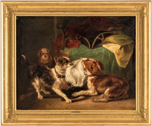 Emanuel Noterman | Chiens de cirque après la représentation | MutualArt