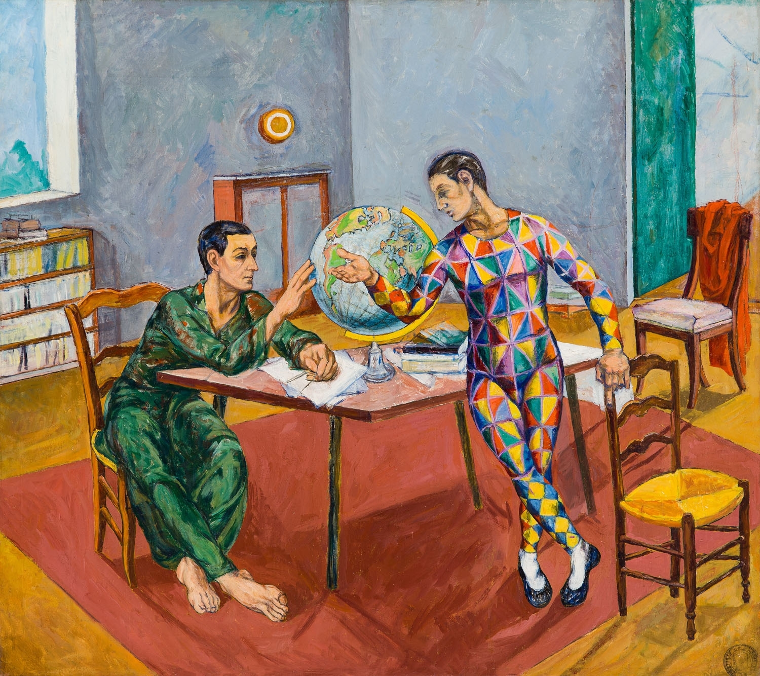 Simon Mondzain | Geographers (Circa 1955) | MutualArt