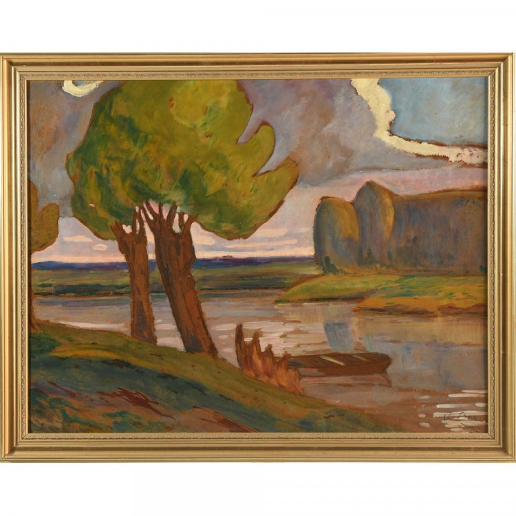 Valentine Prax | Paysage symboliste | MutualArt