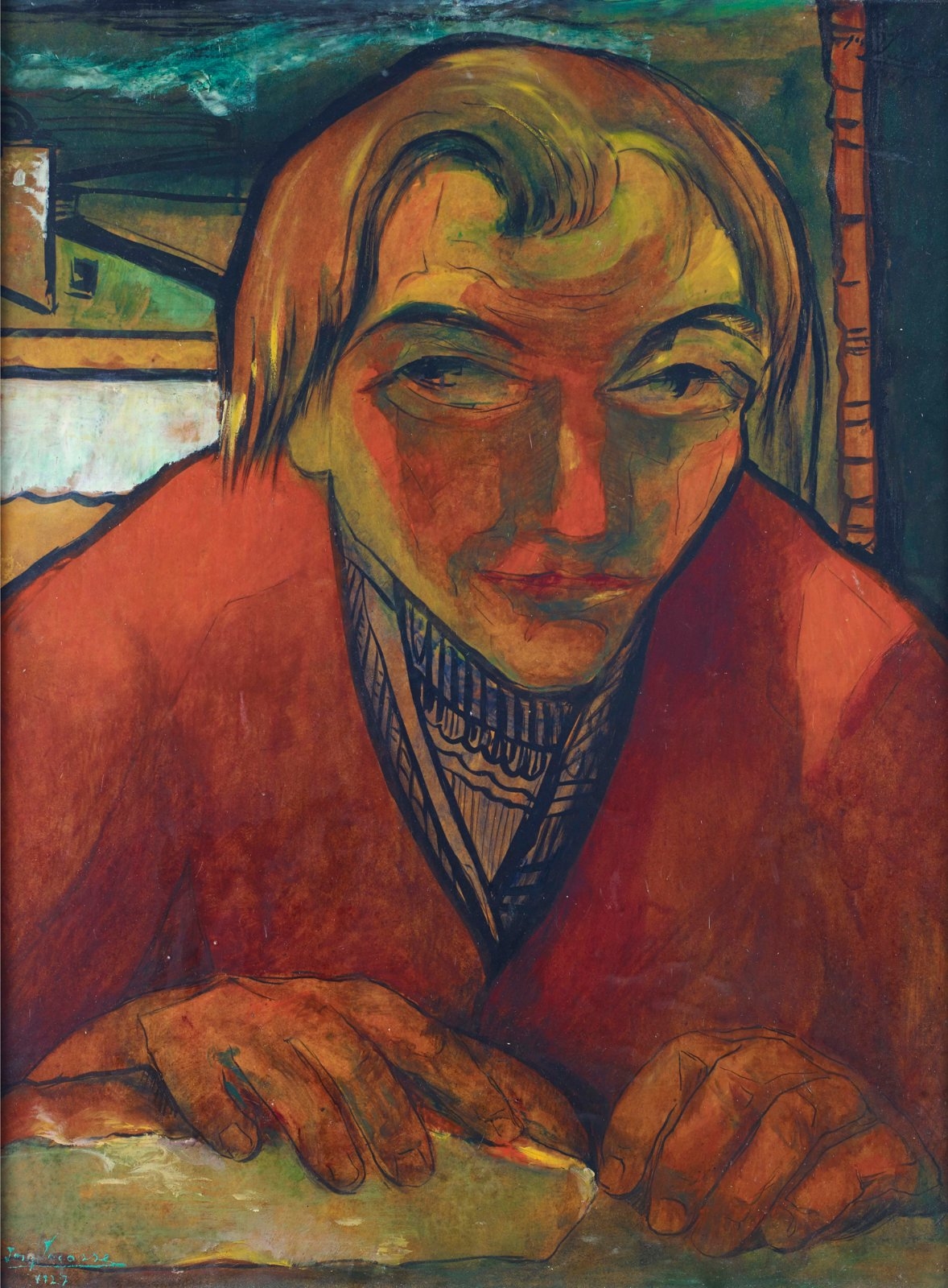 Joseph Lacasse | Le carrier (1927) | MutualArt