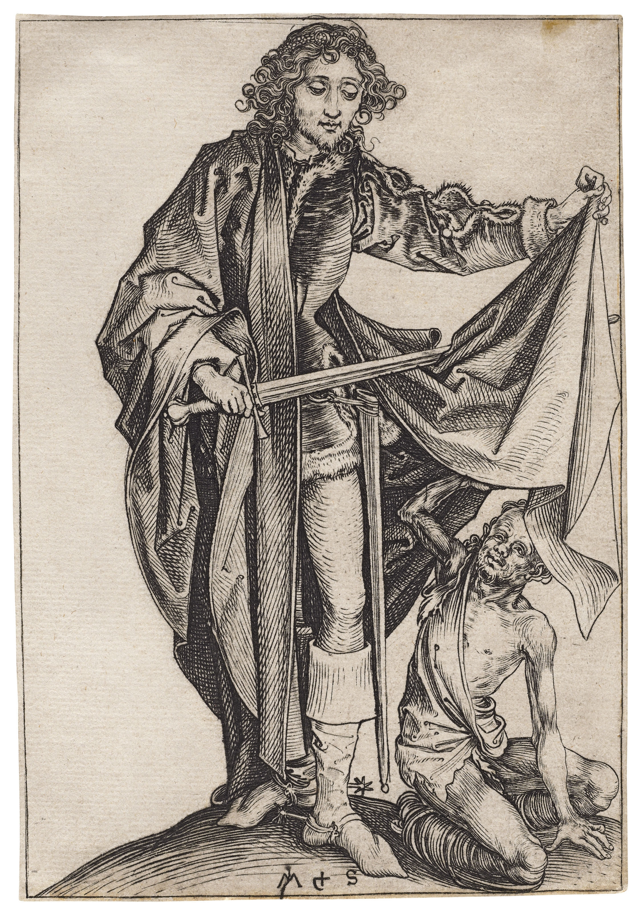 Martin Schongauer | Saint Martin (1469 - 1474) | MutualArt