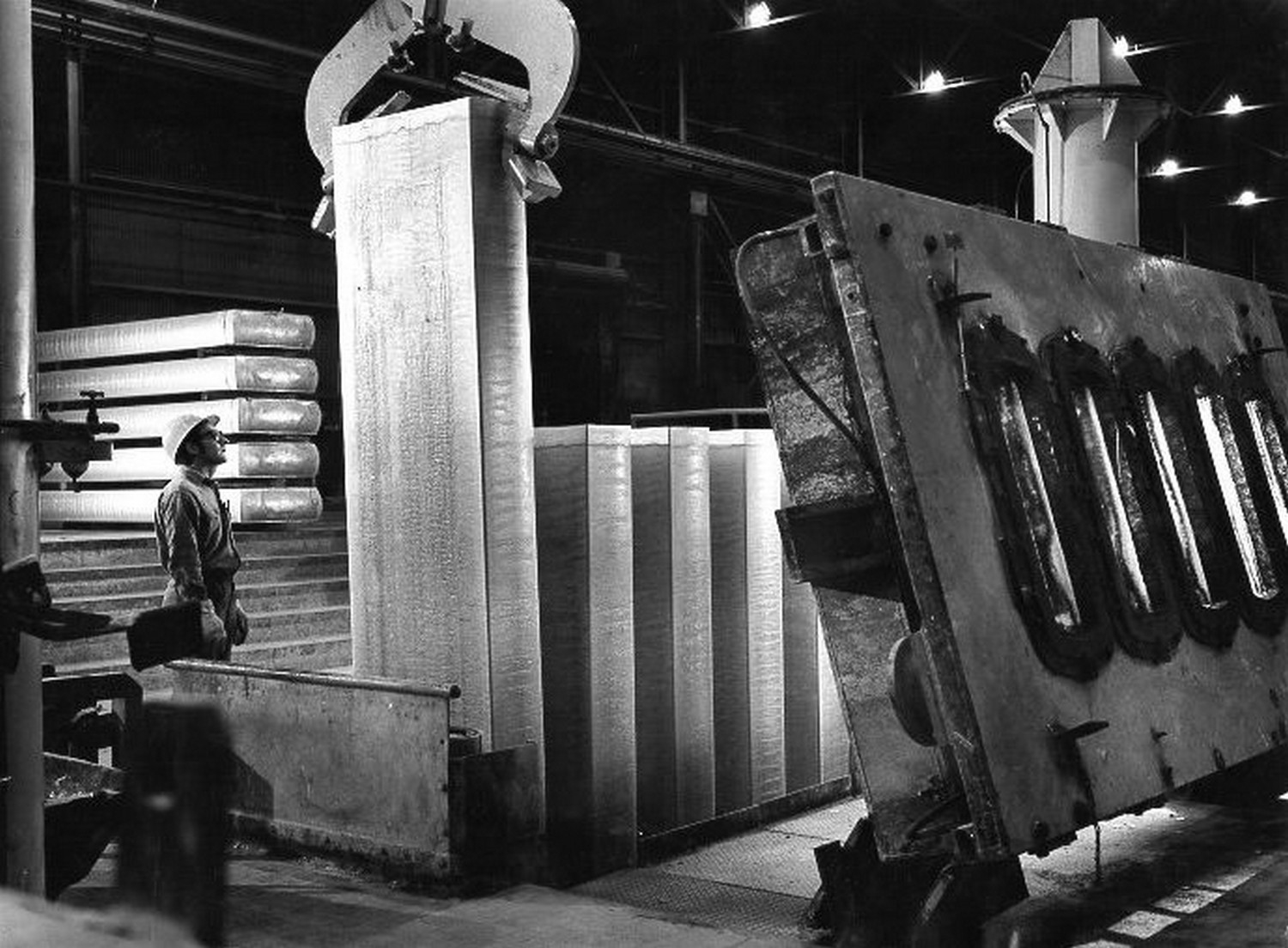 Wolfgang Sievers | Sheet Ingot Being Withdrawn From the Direct Chill ...