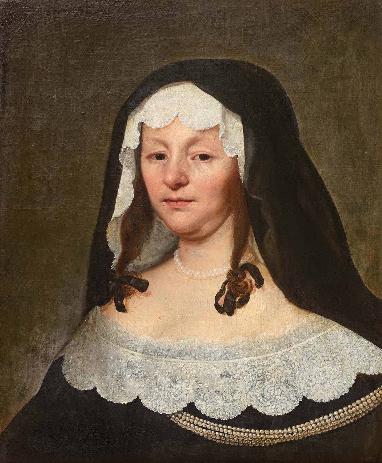 Jacob van Oost the Elder | Portrait of a Lady | MutualArt