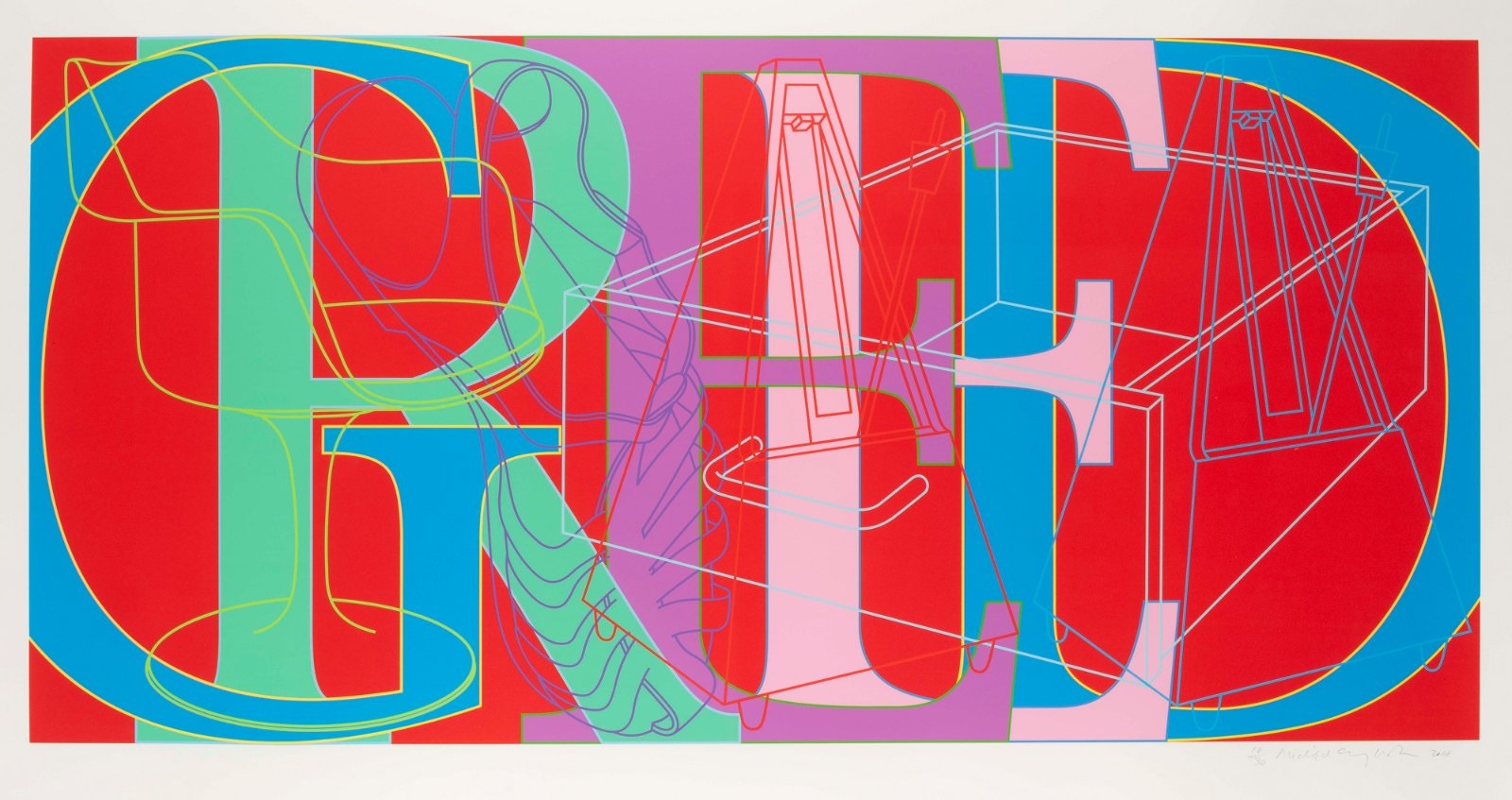 Michael Craig-Martin | Seven Deadly Sins (Greed) (2008) | MutualArt