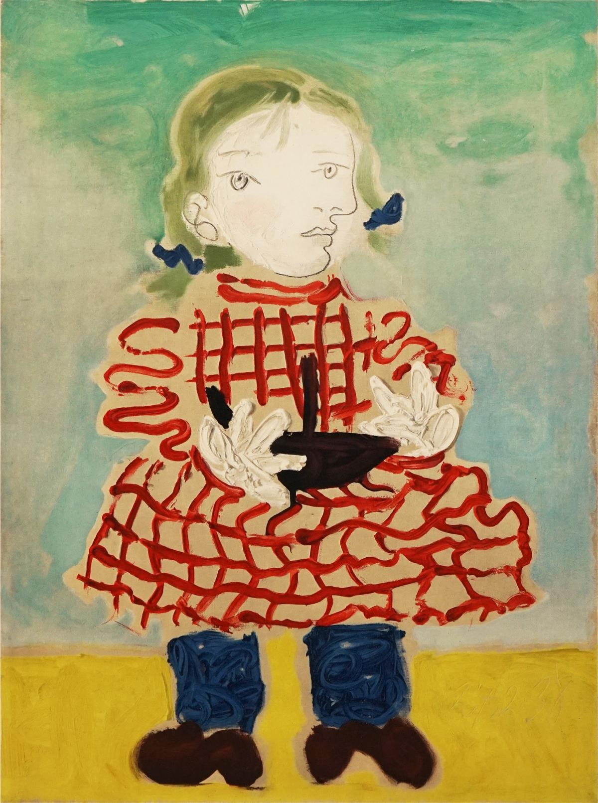 Pablo Picasso | Maya en Tablier (Maya in Pinafore) | MutualArt