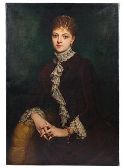 Timoleon von Neff | PORTRAIT OF A LADY-IN-WAITING TO ALEXANDRA ...