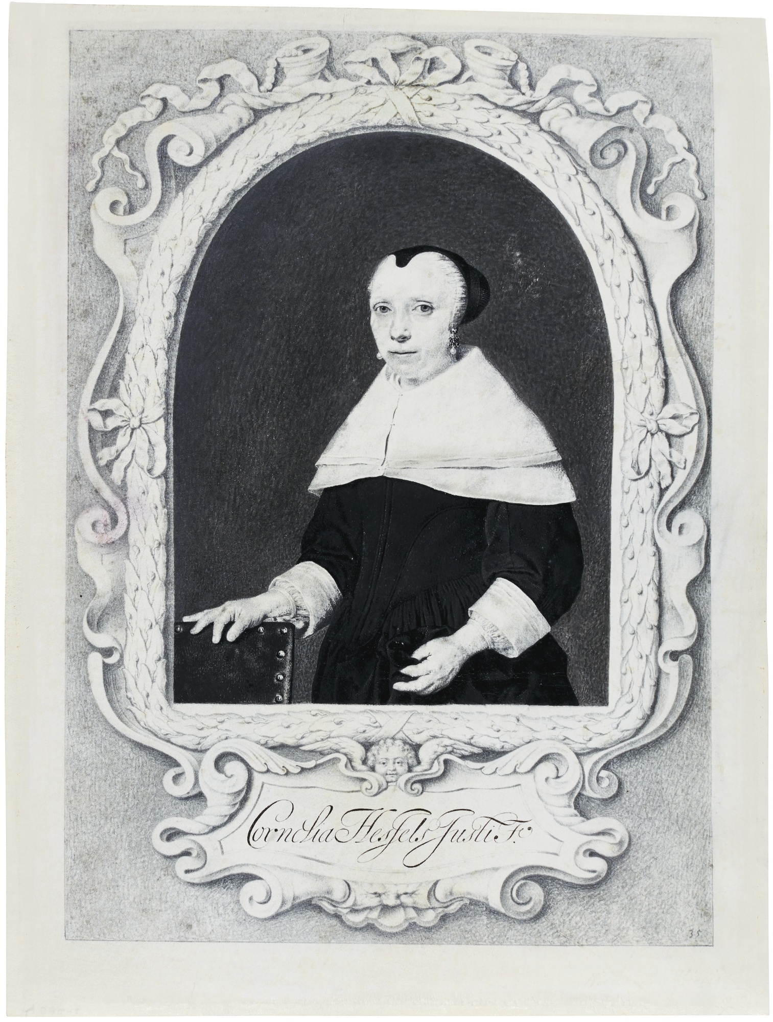 Johan Thopas | PORTRAIT OF CORNELIA HESSELS | MutualArt