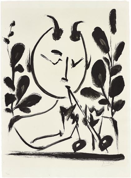Pablo Picasso | Faune aux branchages (Faun with Branches) (1948 ...