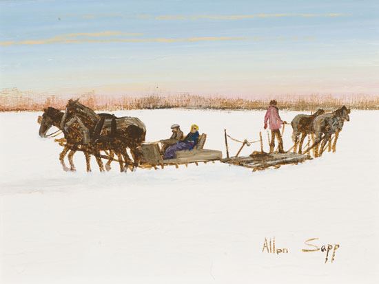 Allen Sapp | Passing By | MutualArt
