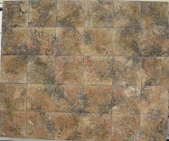 Michelle Stuart | Earth Garden 1987, Encaustic, Leaves, Earth (1987 ...