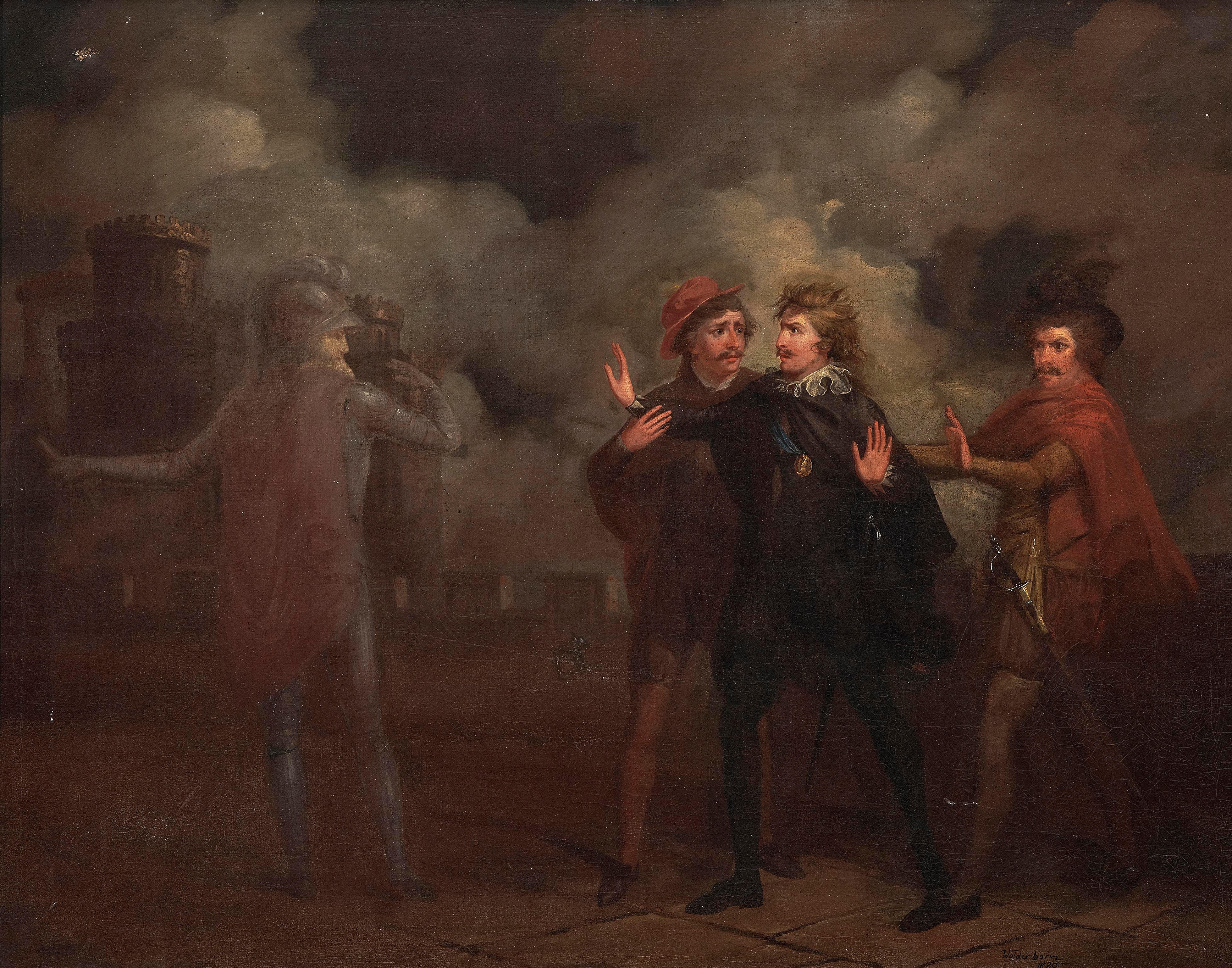 Danish School, 19th Century | Scene from Hamlet (1830) | MutualArt