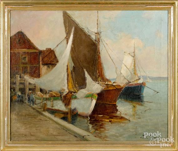Jan Madden | Harbor Scene | MutualArt