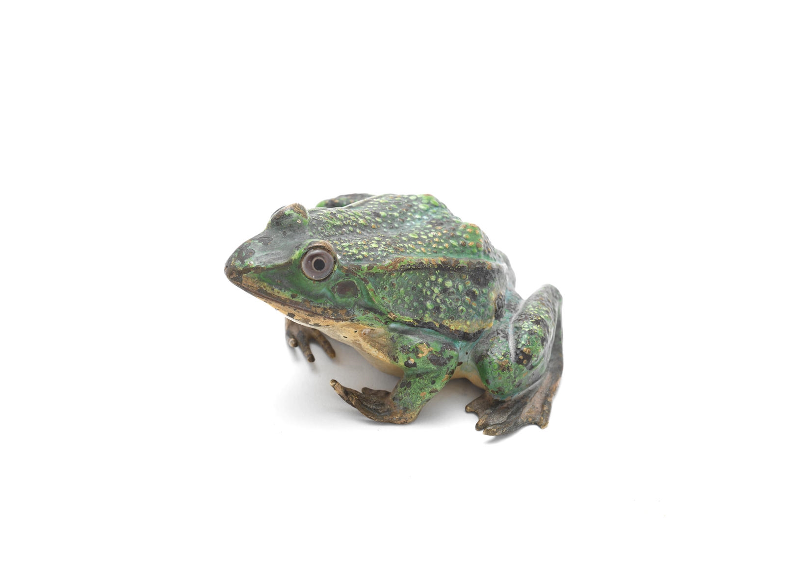 Franz Xaver Bergmann | A cold painted bronze model of a toad | MutualArt