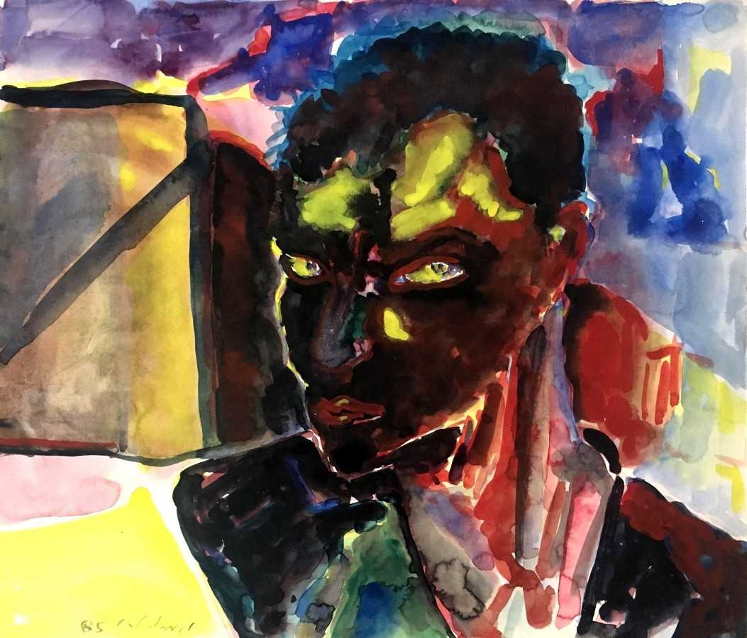 Yaacov Mishori | Portrait (1985) | MutualArt