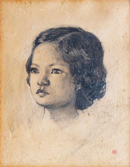 Dominador Castañeda | Portrait of a Girl | MutualArt