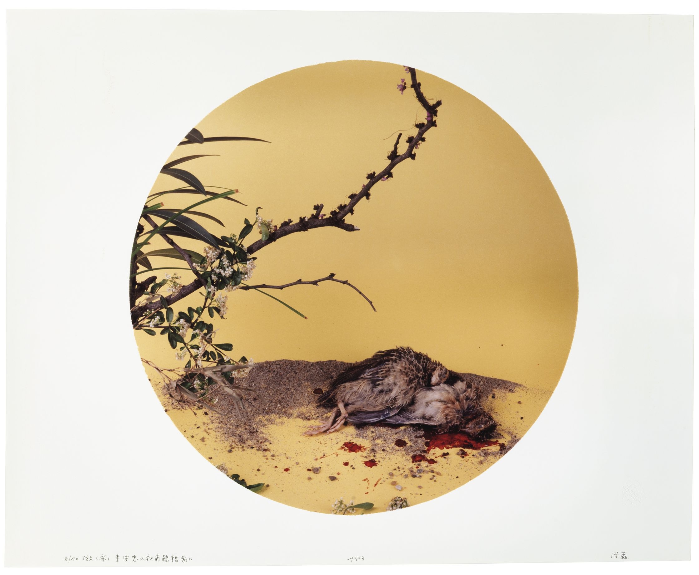 Hong Lei | After Li Anzhong’s Quail and Autumn Chrysanthemum (Song ...