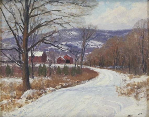 James Perry Wilson | Winter Scene | MutualArt