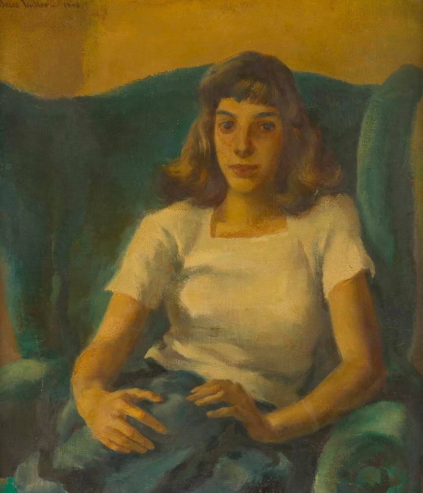 Barse Miller | Portrait of Amy Putnam Upjohn (1946) | MutualArt