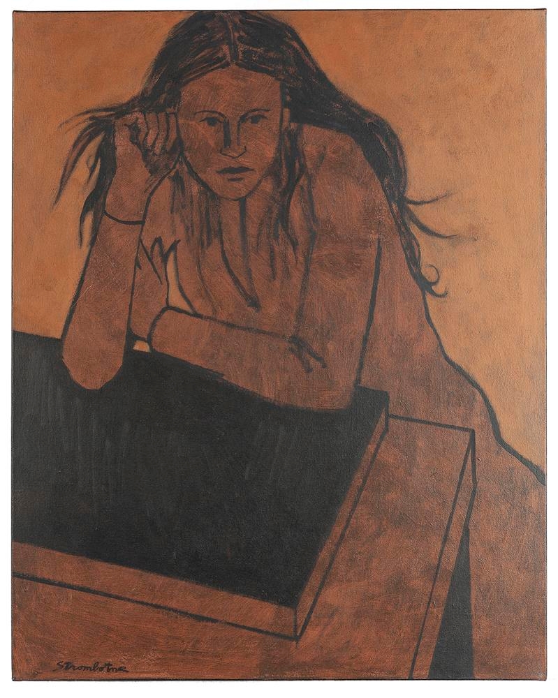 James Strombotne | Portrait of a woman | MutualArt