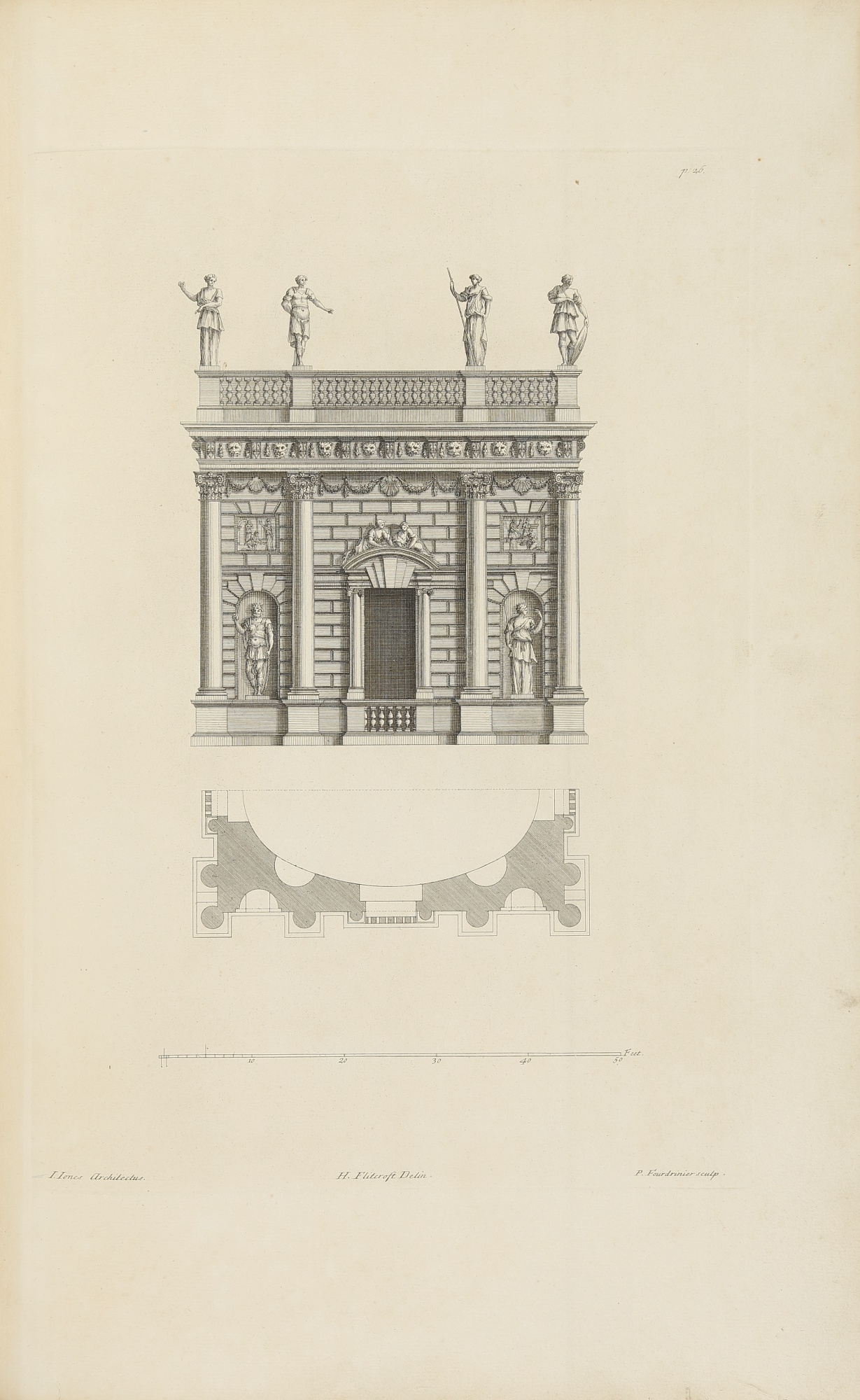 Inigo Jones | 2 Volumes: THE DESIGNS … CONSISTING OF PLANS AND ...