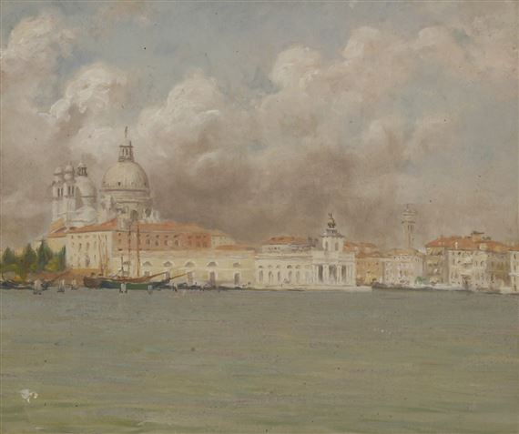 Thomas Frederick Mason Sheard | THE VENETIAN LAGOON WITH THE SALUTE ...