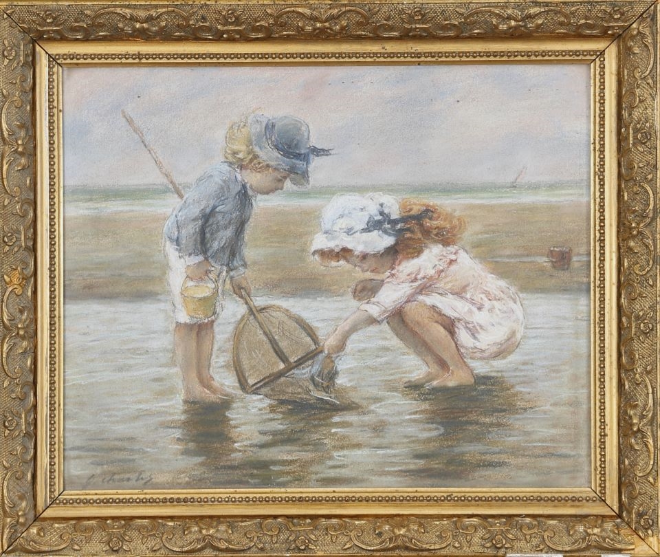 Frantz Charlet | Enfants à la plage | MutualArt