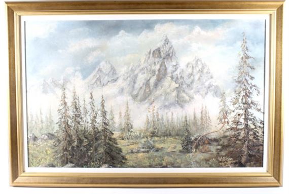 Werner Gisin | Teton mountains | MutualArt