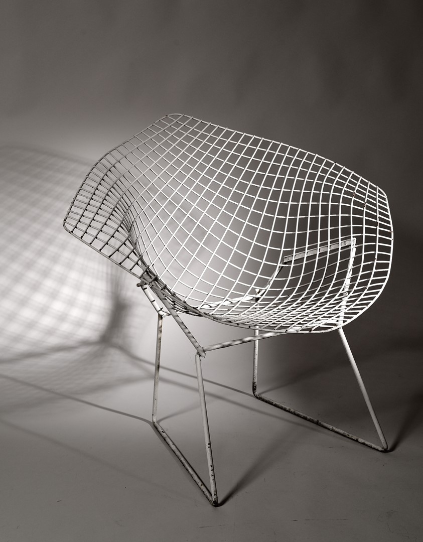 Harry Bertoia | Diamond chair Fauteuil en grillage d'acier tressé et ...