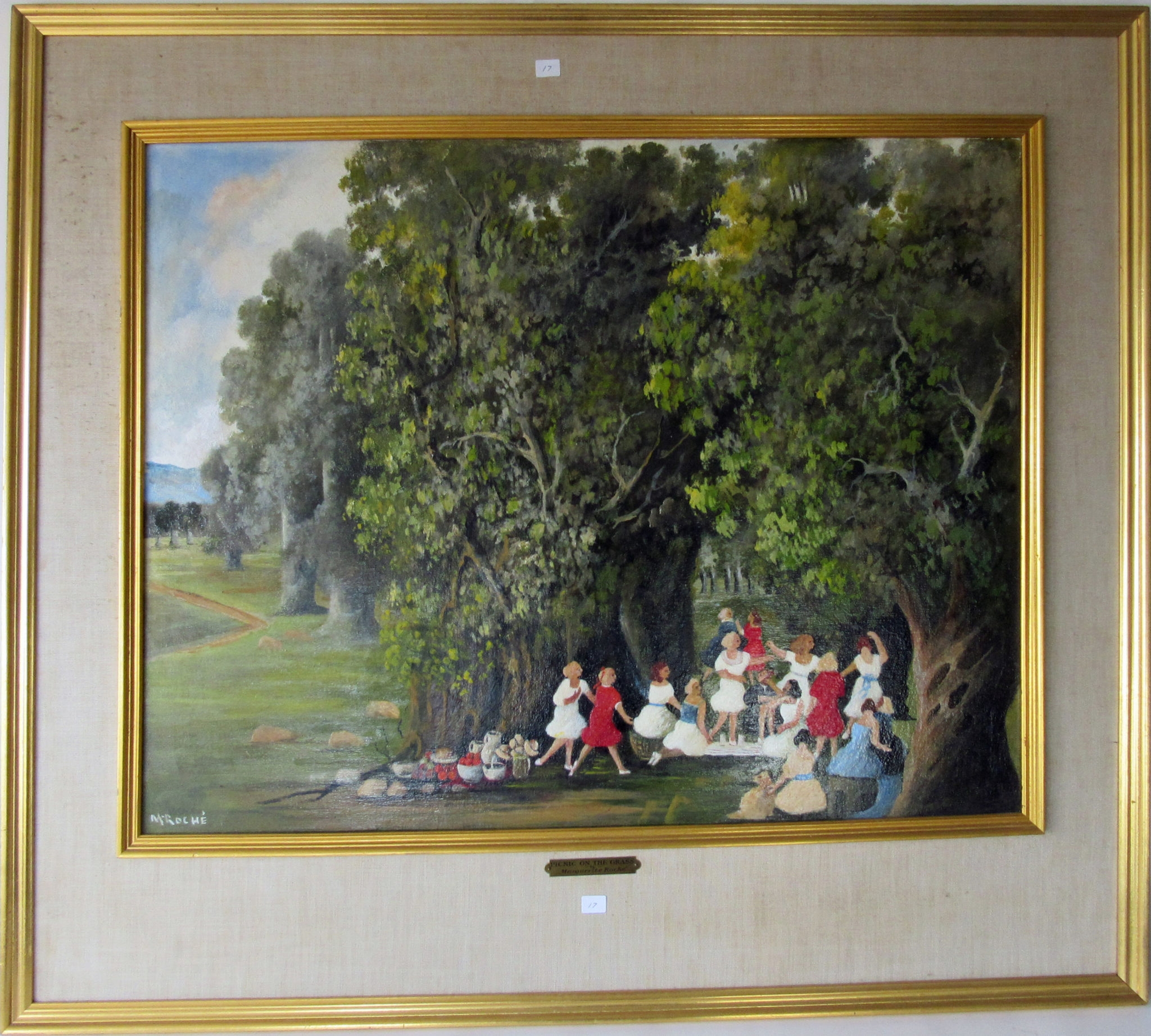 Marguerite Roche | Picnic on the Grass | MutualArt