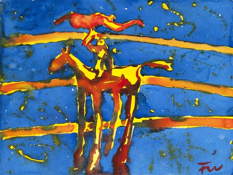 Frans Widerberg | Rider and floating Figure | MutualArt