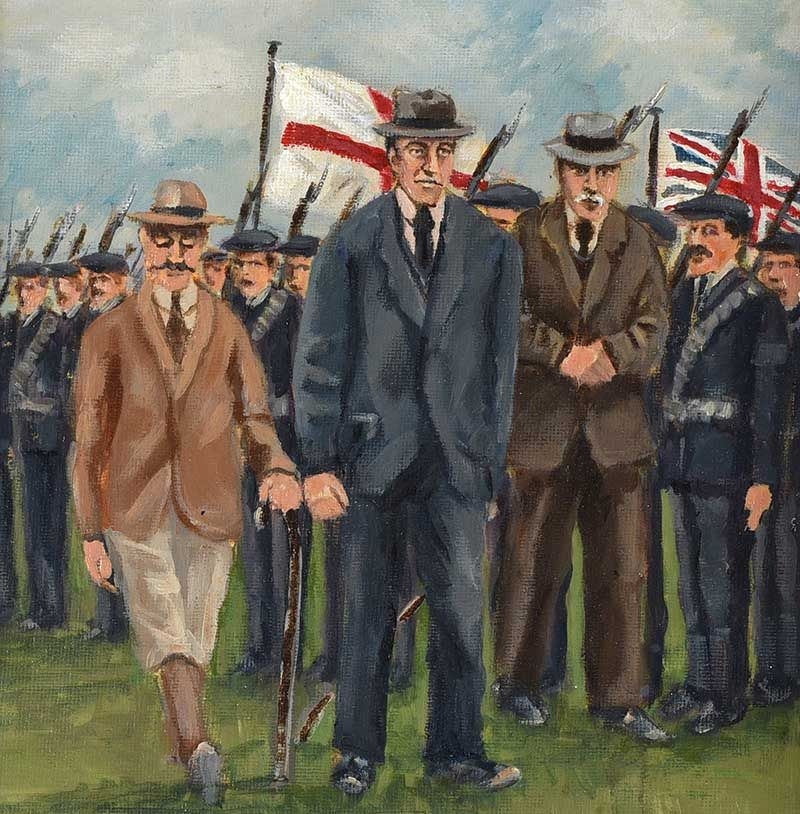 Sean Loughrey | CARSON INSPECTS THE TROOPS | MutualArt
