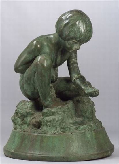 Bashka Paeff | Boy and Bird (1926) | MutualArt