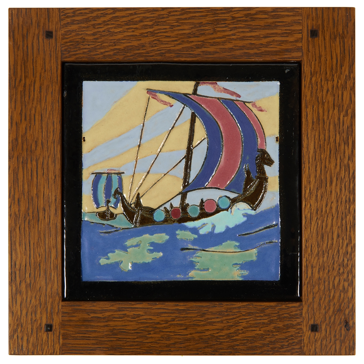 Franklin Tile Company | Viking Ship tile | MutualArt