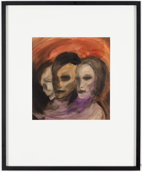 Peter Weiss | Self-portrait between Death and Sister (1935) | MutualArt