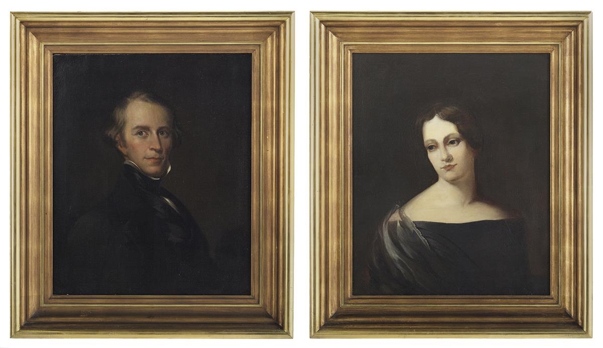 Joseph Henry Bush | 2 Works: Portrait of Richard Pindell (1812-1870) of ...