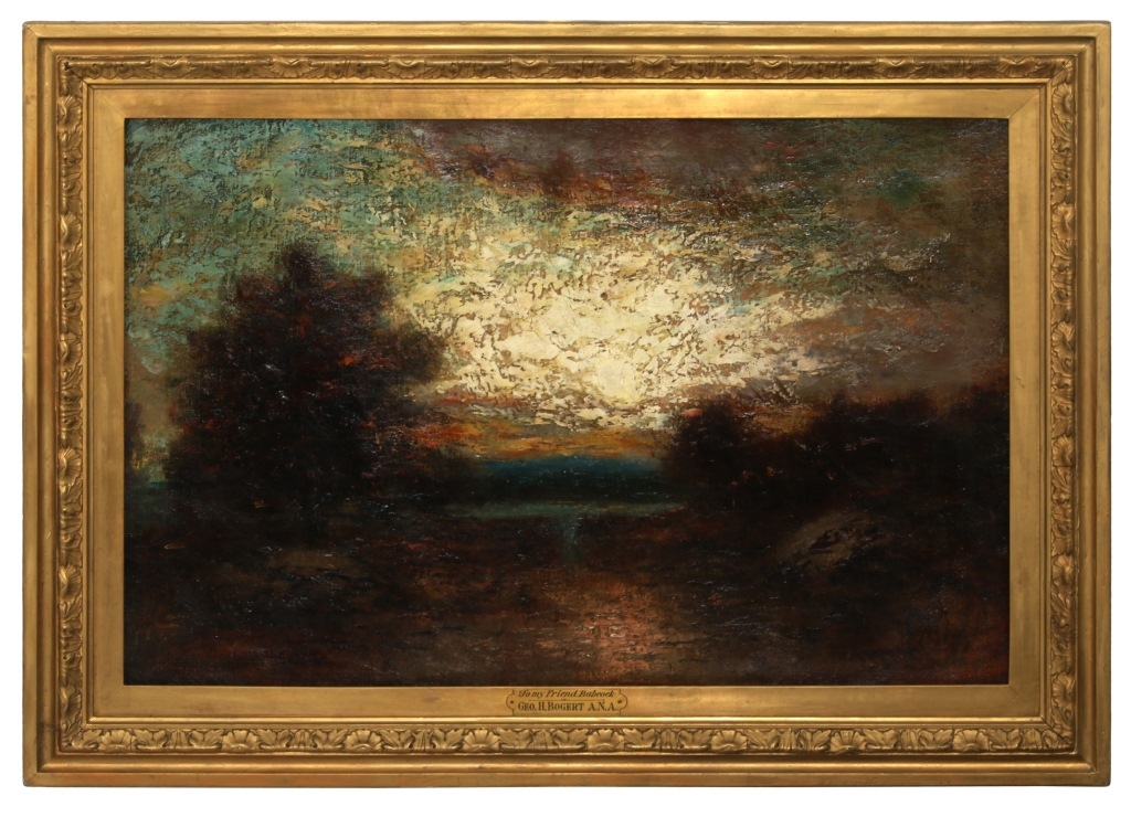George Henry Bogert | Sunset Landscape | MutualArt
