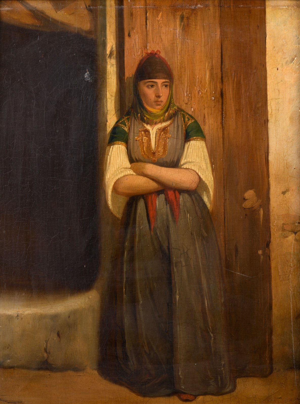 Pierre Olivier Joseph Coomans | Portrait de femme algérienne (1843 ...