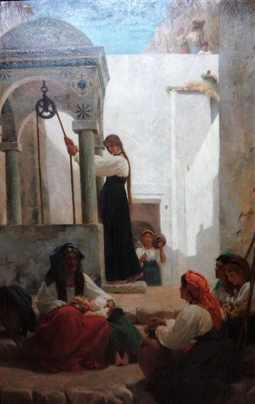 Alfred de Curzon | Women at the well: Autour d'un Puits a Amalfi ...