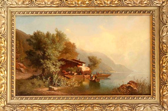 Theodor Blätterbauer | horse-drawn carriage ferry while translating ...