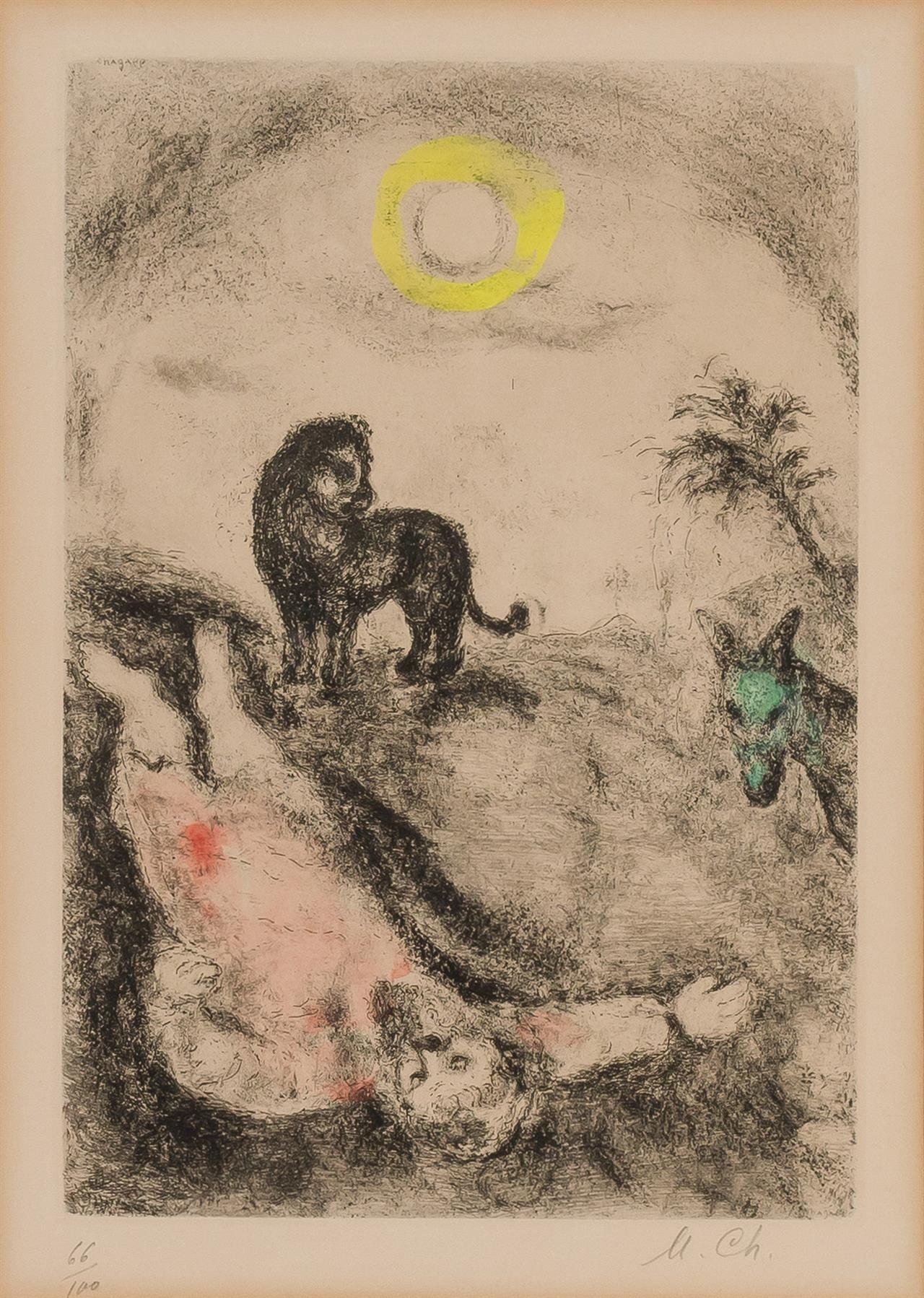 Marc Chagall | Prophet Killed by the Lion | MutualArt
