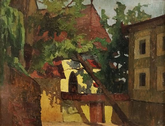 Ion Theodorescu Sion | Acoperisul rosu | MutualArt