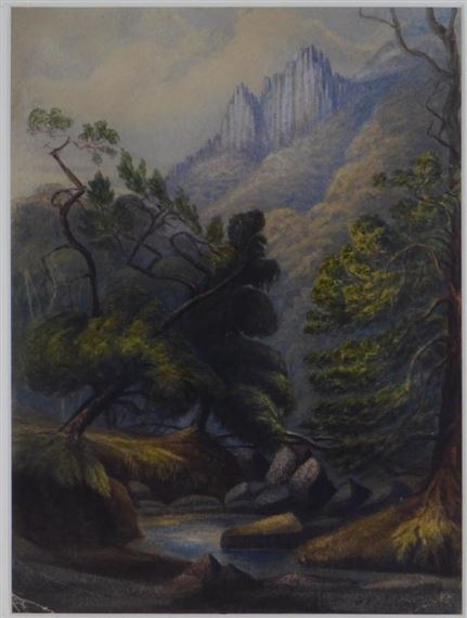 George Fennel Robson | Mountain Landscape Painting | MutualArt