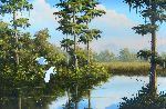 Ben W. Essenburg | Florida River Painting with Herons (1979) | MutualArt