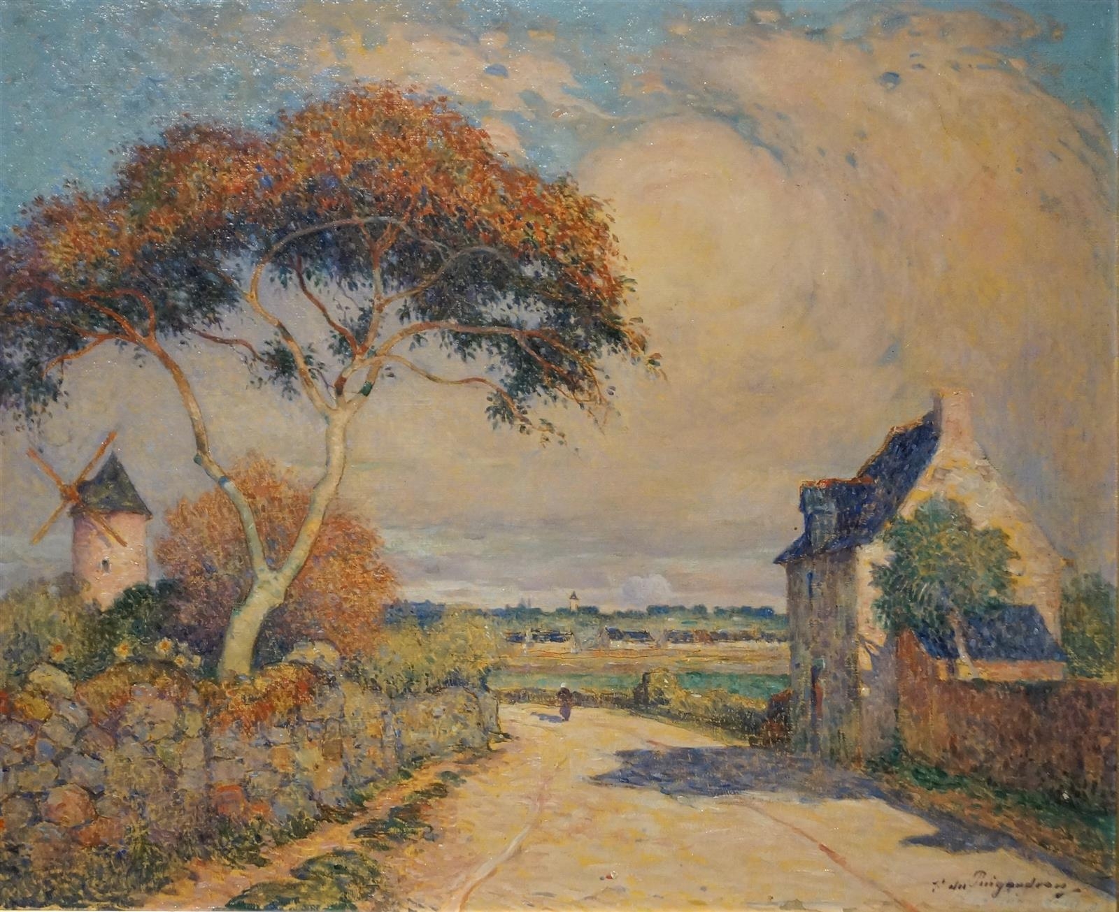 Fernand Loyen de Puigaudeau | Coup de vent au soleil couchant | MutualArt
