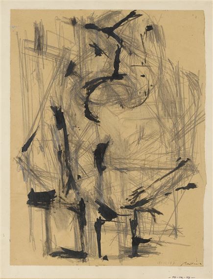 Charles Rollier | Dessin Cubiste (1947) | MutualArt