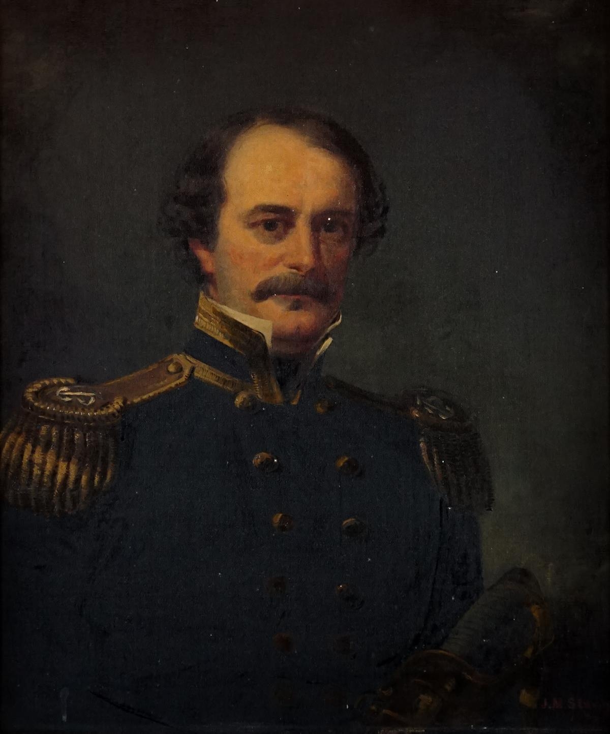 John Mix Stanley | Commodore John Rodgers (1812-1882) (1858) | MutualArt