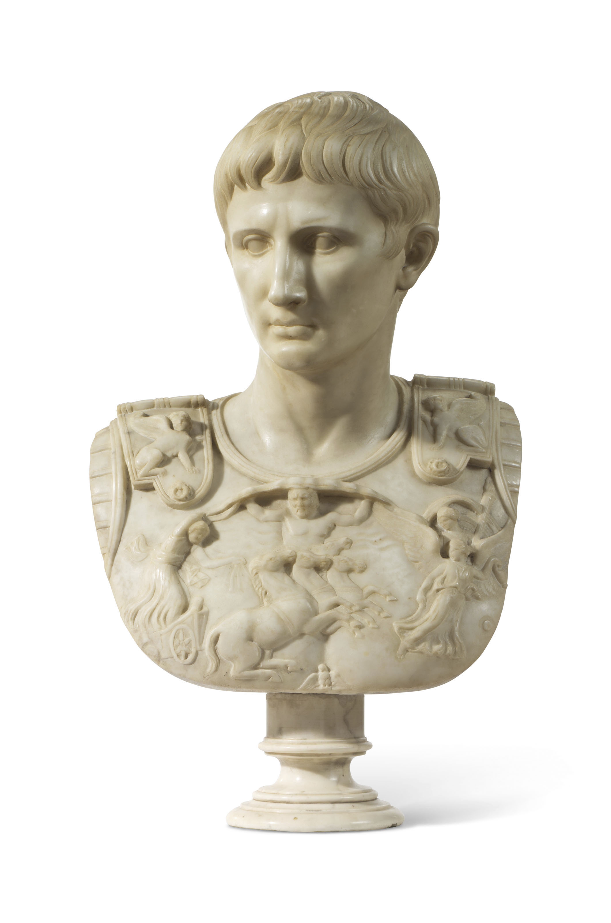 Italian School, 20th Century | A MARBLE BUST OF A ROMAN EMPEROR | MutualArt